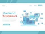 Premium Vector Backend Development Coding Software Engineering