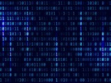Premium Vector Binary Code Background Blue Vector
