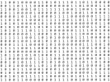 Premium Vector Binary Code Zero One Matrix White Background Abstract