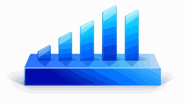 Bar Chart Decrease Icon And More Interface Vector Image - Amazing Colorful Image - Full HD