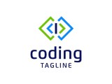 Premium Vector Code Coding Developer Logo Design