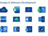 Premium Vector Devops Software Development Icon Set Coding
