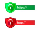 Premium Vector Http And Https Protocols On Shield Safe And Secure