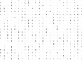 Premium Vector Numbers On The Screen Stream Of Binary Code Computer