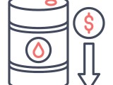 Premium Vector Oil Price Decrease Vector Illustration Style