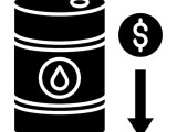 Premium Vector Oil Price Decrease Vector Illustration Style