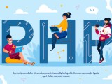 Premium Vector Php Programming Language And Software Development