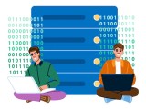 Premium Vector Software Coding Database Vector