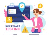 Premium Vector Software Testing Vector Illustration Featuring