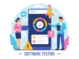 Premium Vector Software Testing Vector Illustration Featuring