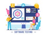 Premium Vector Software Testing Vector Illustration Featuring