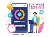 Premium Vector Software Testing Vector Illustration Featuring