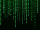 Premium Vector Technology Vector Binary Code Random Falling Digits On