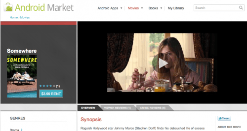Google Launches Movie Rentals For Tablets And Handsets At Android ...