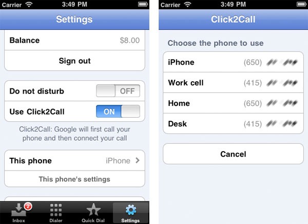 Google Voice App Now Supports IPad & IPod Touch; Adds ‘Click2Call ...