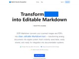Ocr Markdown Convert Images And Pdfs To Editable Markdown With Ai