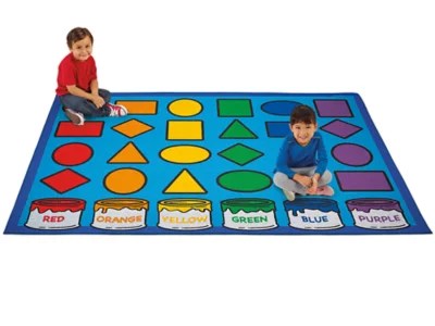 Learning Shapes Colors Activity Carpet 6 X 9 At Lakeshore Learning