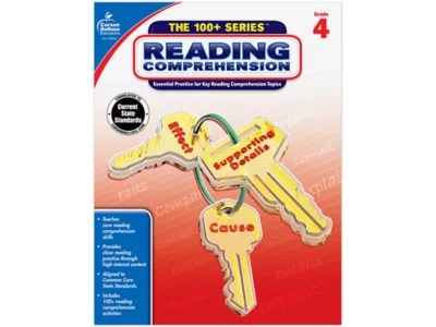 The 100 Series邃 Reading Comprehension Workbook Gr 4 At Lakeshore