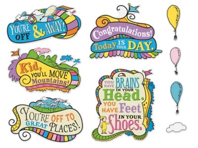 Dr Seussтдв Oh The Places Youтащll Go Bulletin Board Set At Lakeshore