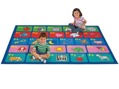 Alphabet Activity Carpet 6 X 9 At Lakeshore Learning