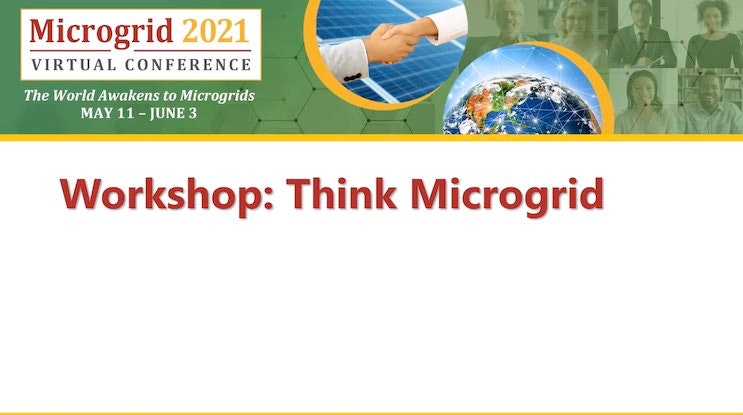 Workshop Think Microgrid Microgrid Knowledge