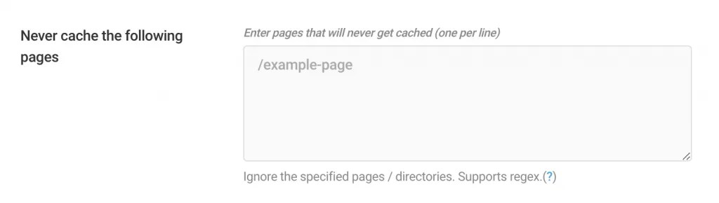 Advanced Options Powered Cache Documentation