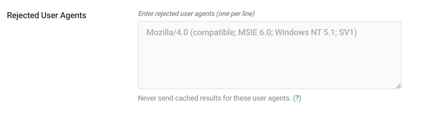 Advanced Options Powered Cache Documentation