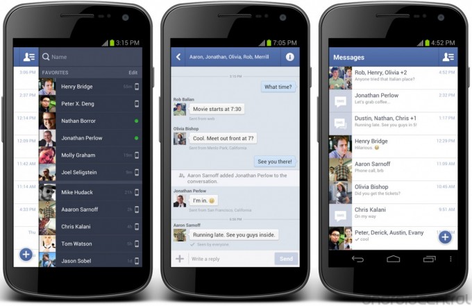 Facebook Messenger update brings texting support to select devices ...