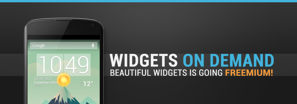 Free version of Beautiful Widgets with in-app purchases now available ...