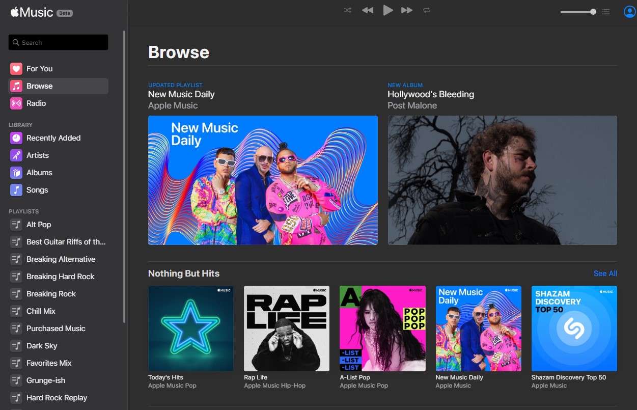 Late to the party, but Apple Music finally has a web interface now ...