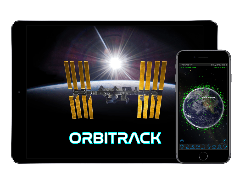 The Orbitrack AR satellite tracker and simulator app is temporarily ...