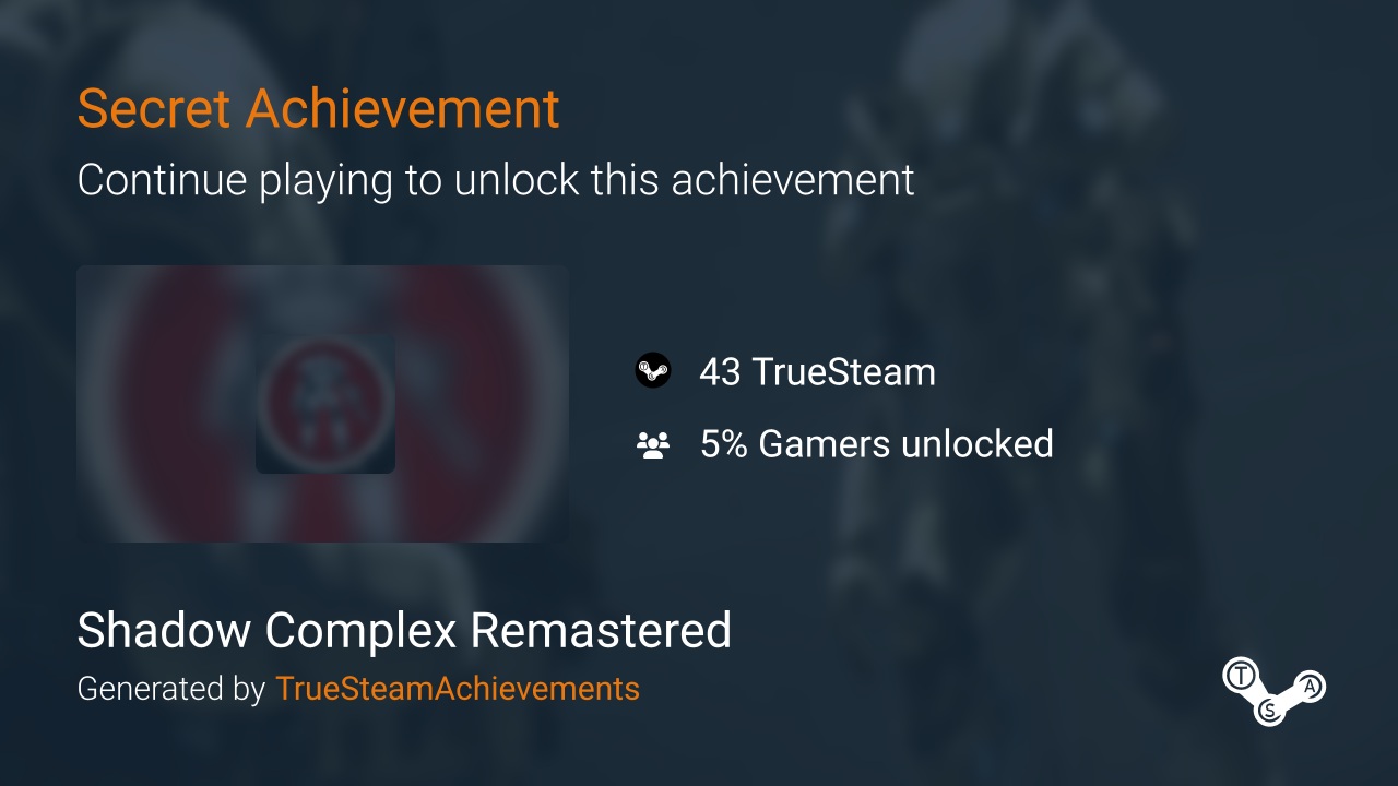 Spam In A Can Achievement In Shadow Complex Remastered
