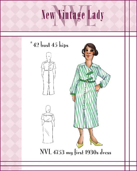 New Vintage Lady – fabulous plus size sewing patterns | Violet's ...