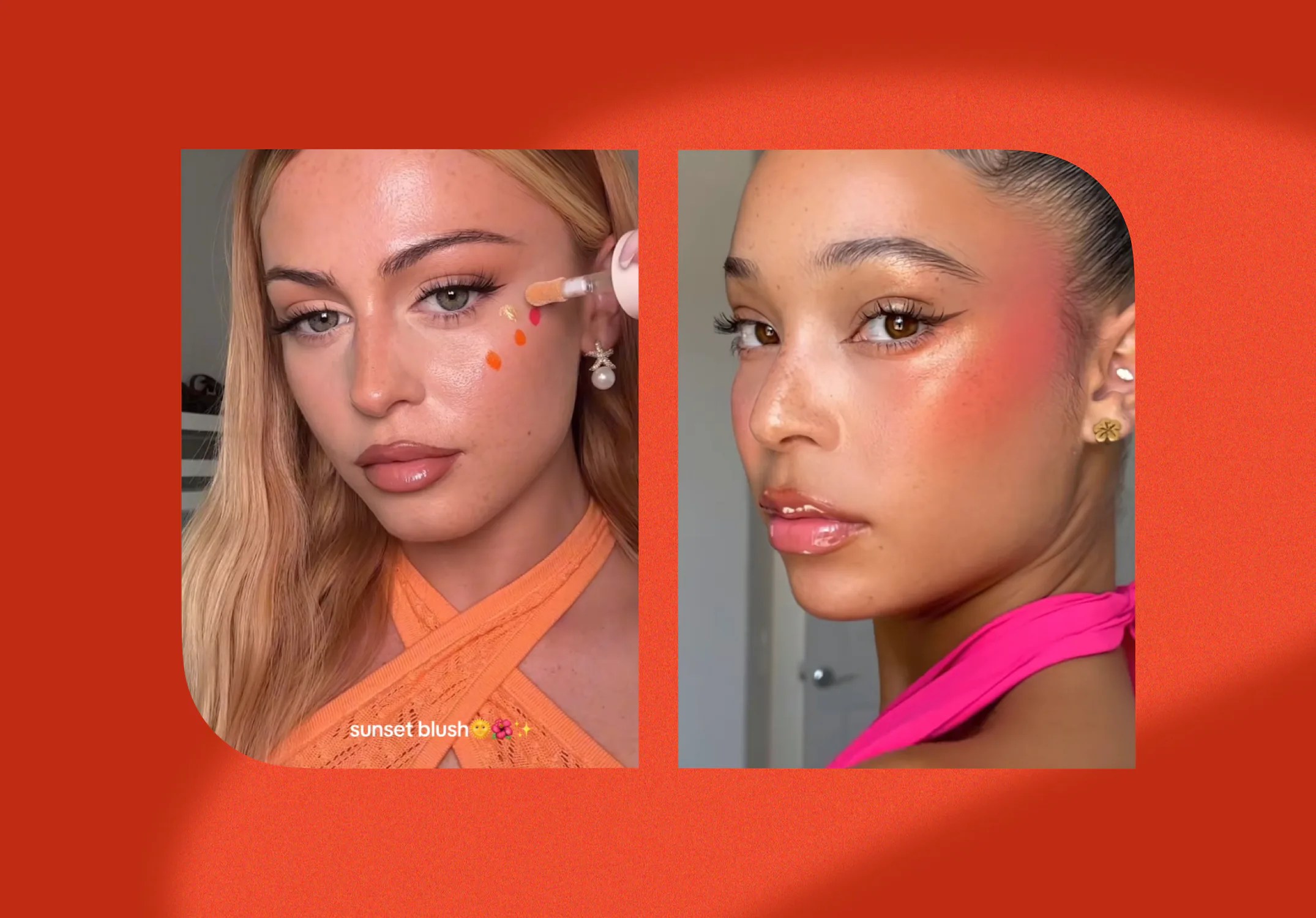 Sunset Blush Is The Prettiest Makeup Trend On Tiktok Rn