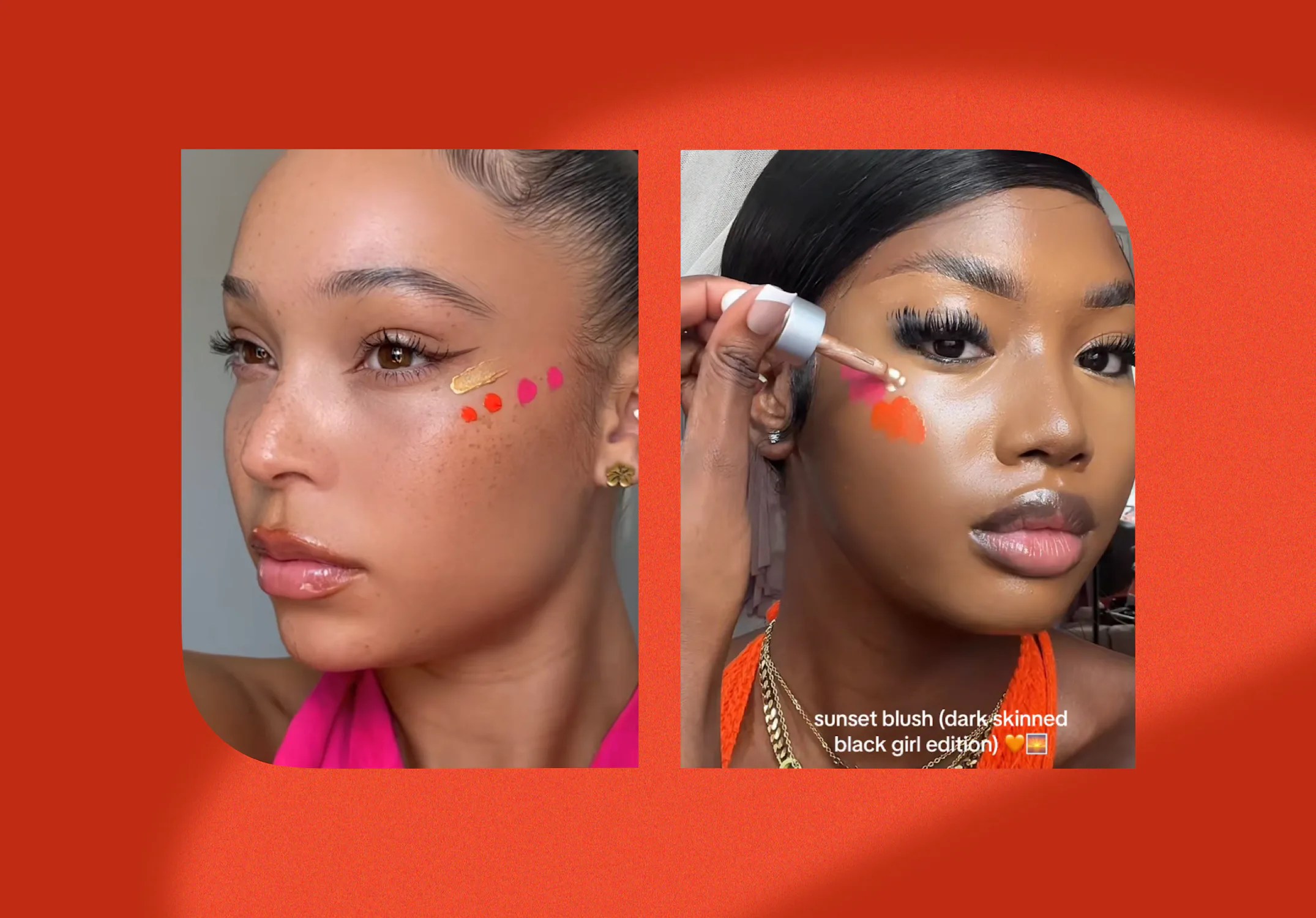 Sunset Blush Is The Prettiest Makeup Trend On Tiktok Rn