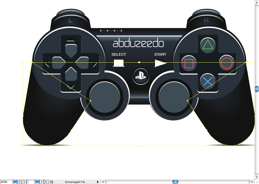 Create A Playstation Controller In Illustrator | Redouane Tutorials