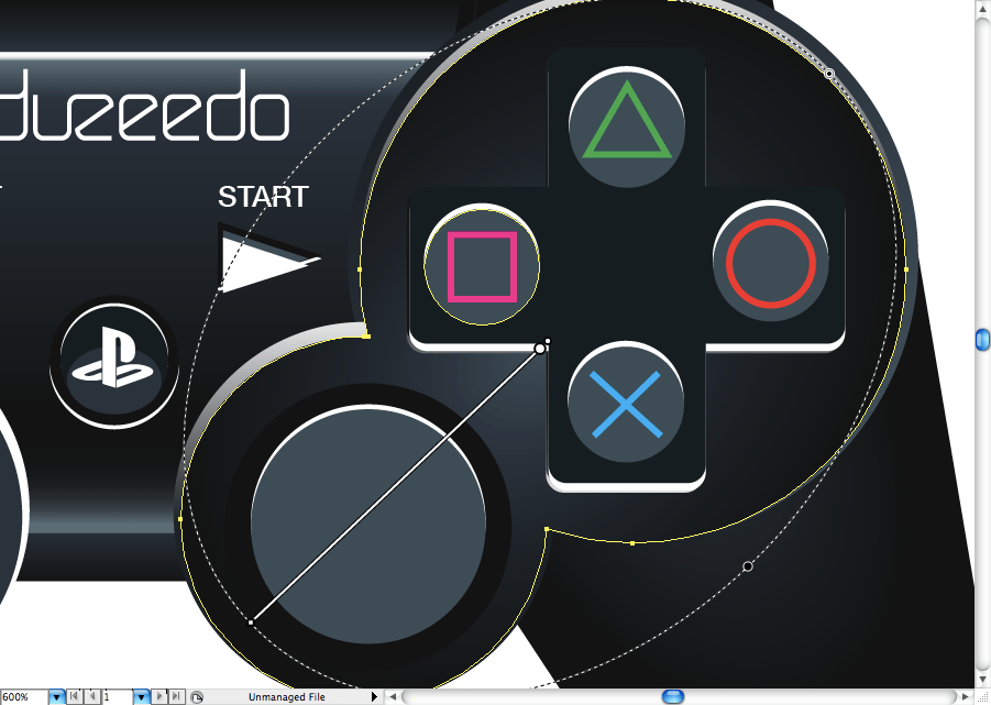 Create A Playstation Controller In Illustrator | Redouane Tutorials