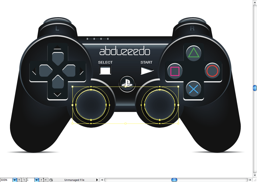 Create A Playstation Controller In Illustrator | Redouane Tutorials