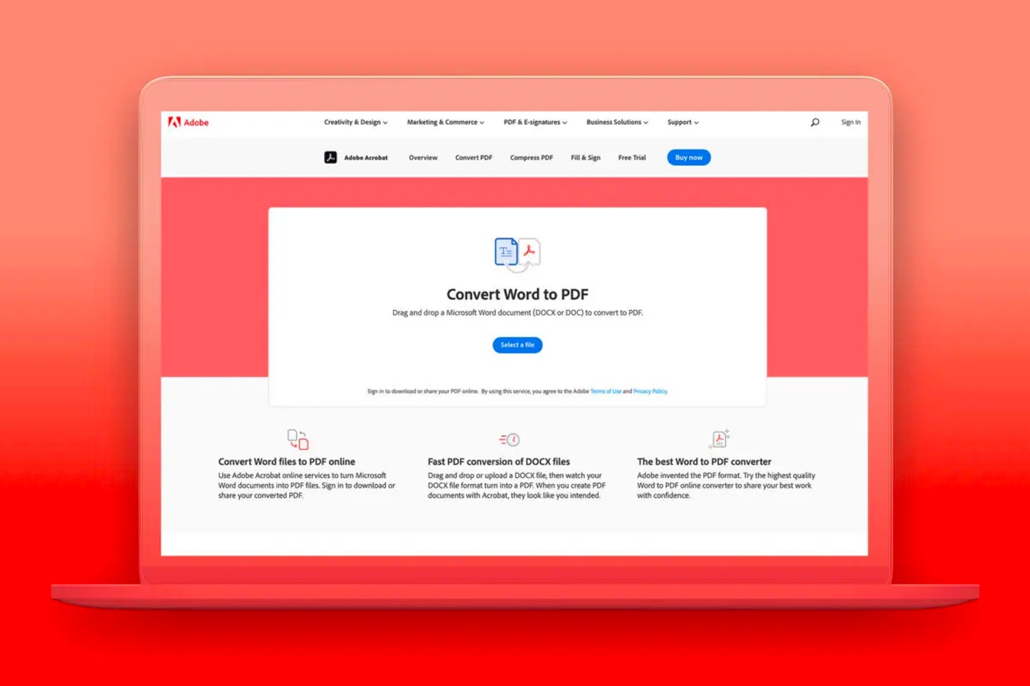 Trabajar con documentos PDF online con Adobe Acrobat Web