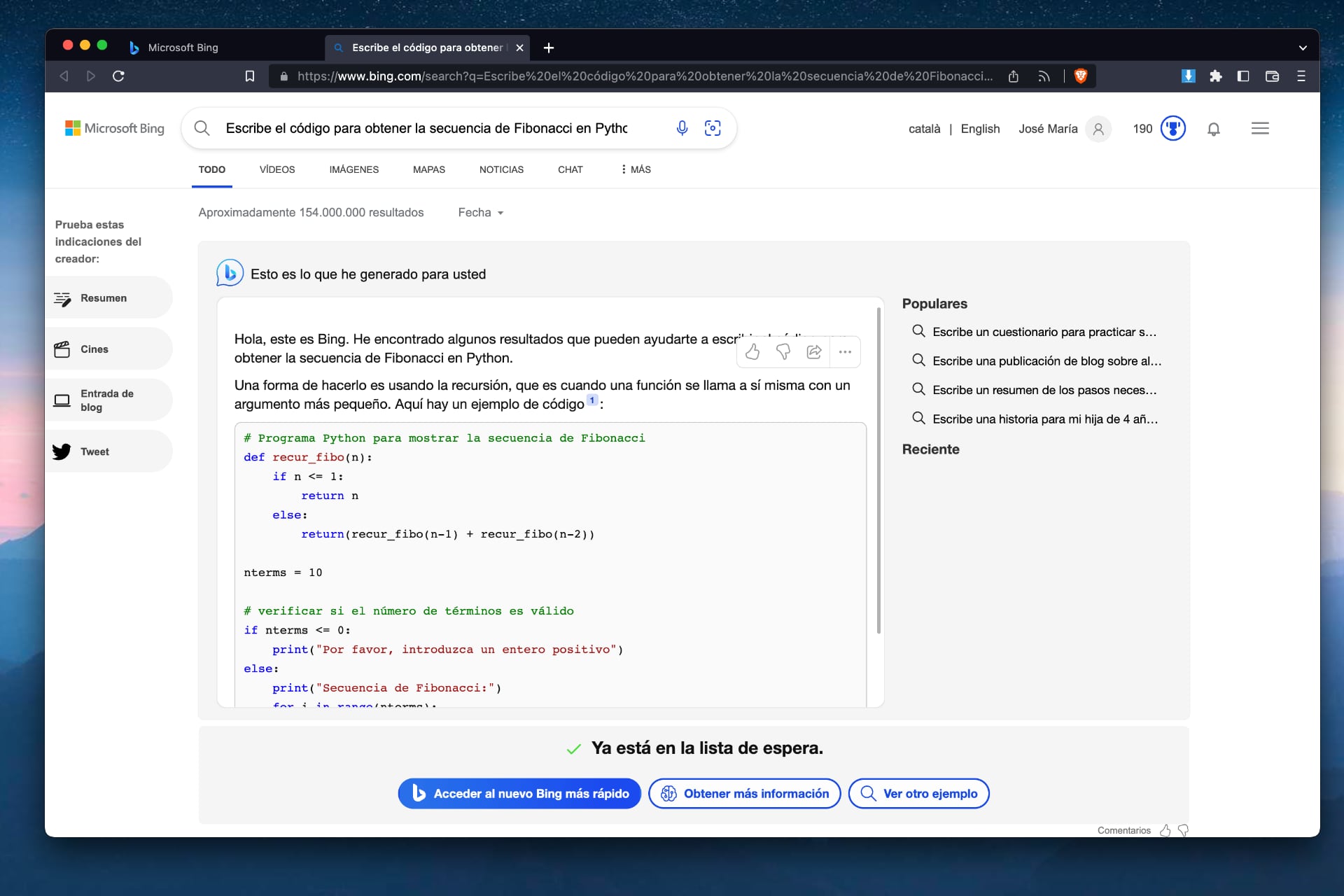Guía Para Usar El Nuevo Bing Con ChatGPT - Comunidad Informativa