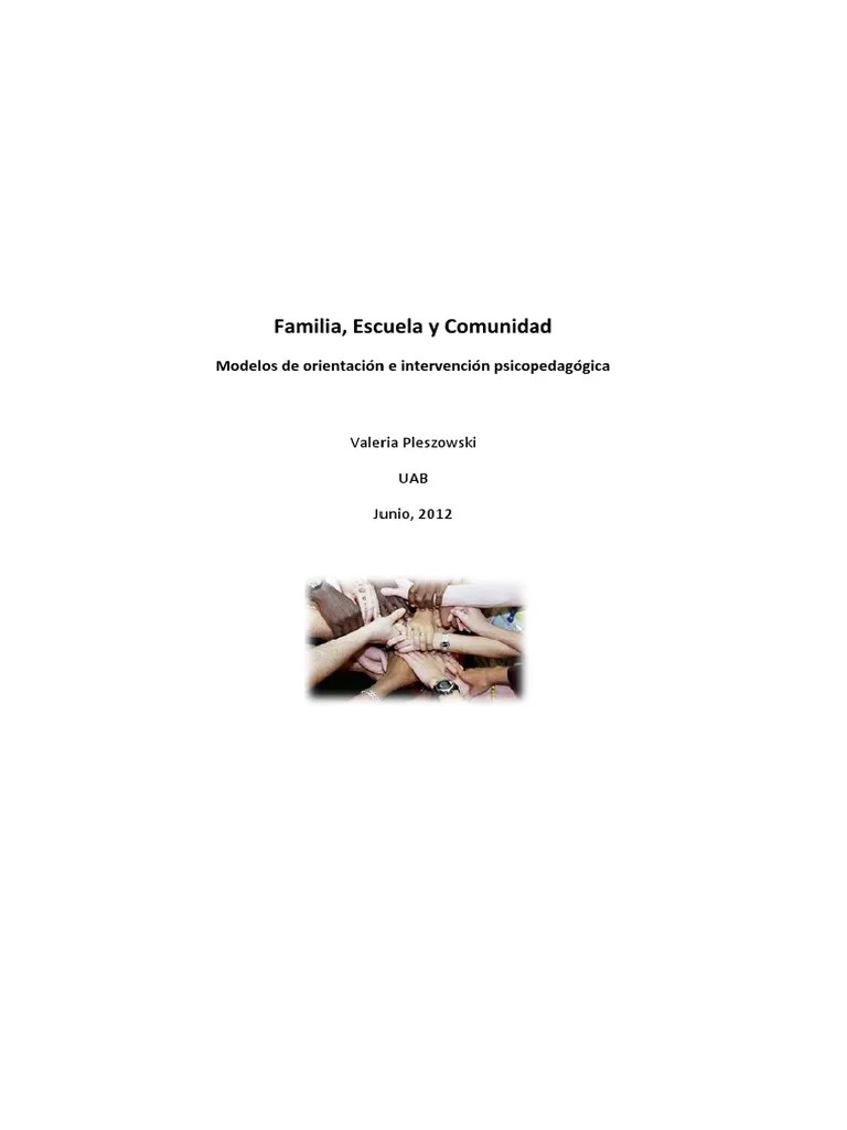 Familia, Escuela Y Comunidad | PDF