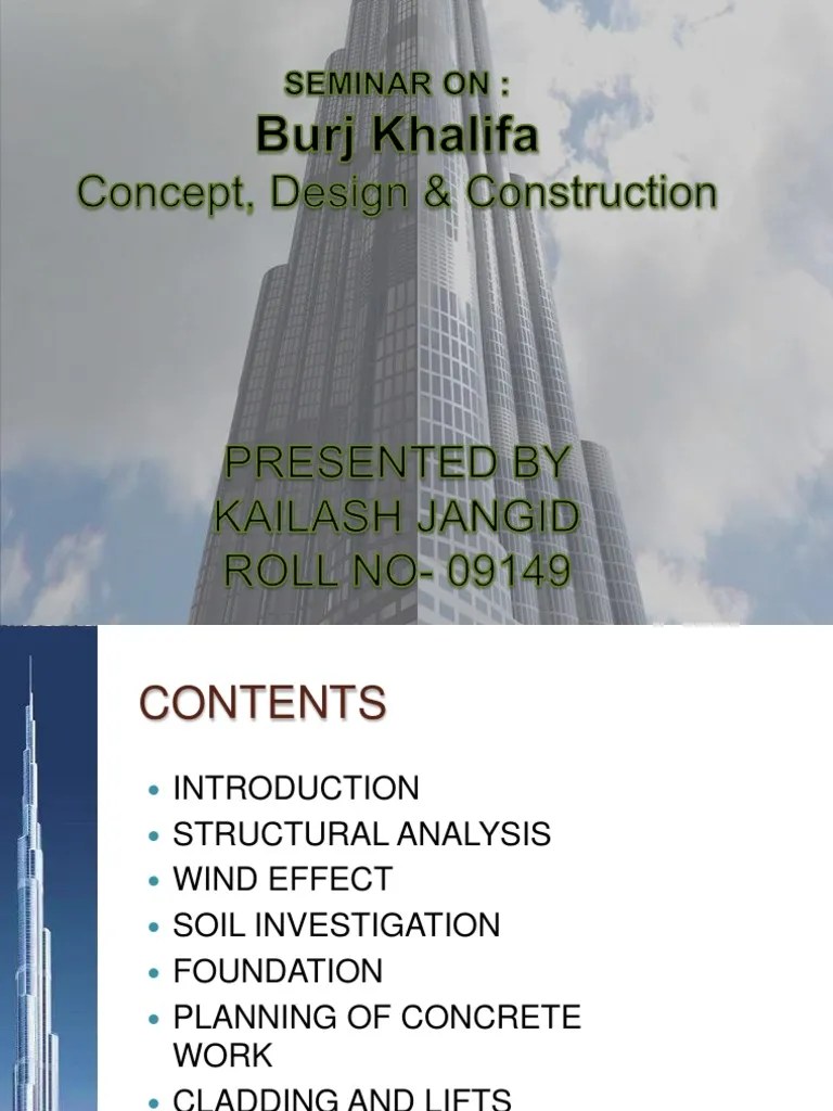 Burj Khalifa | PDF | Concrete | Deep Foundation