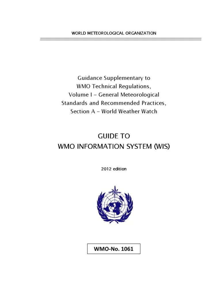 Guide To Wis Pdf Quality Of Service Metadata