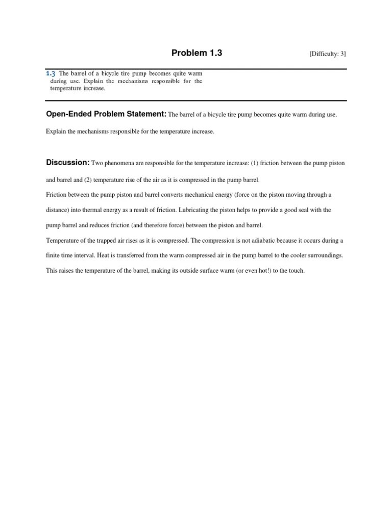Problem 1 3 Open Ended Problem Statement Pdf