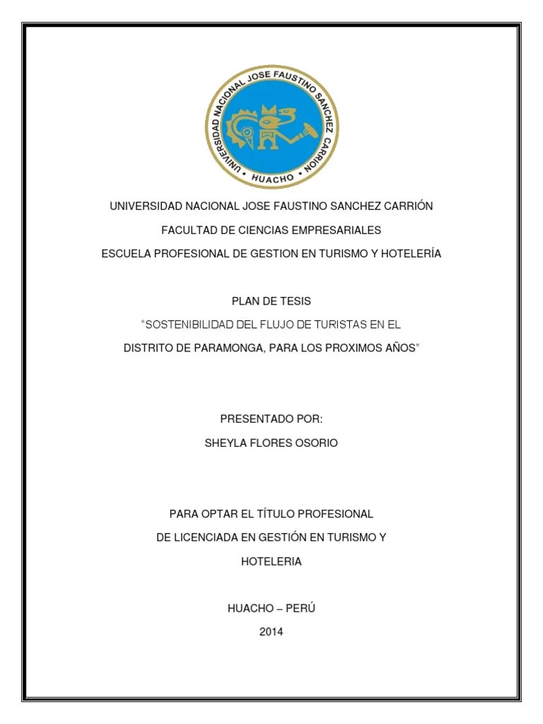 Universidad Nacional Jose Faustino Sanchez Carrión | Turismo | Lima