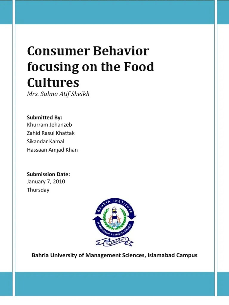 Food Culture | PDF | Foods | Food And Drink