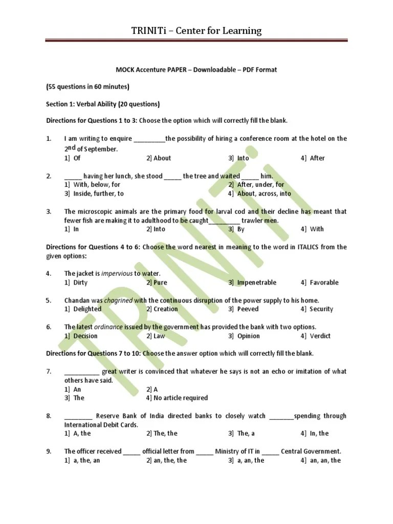 Accenture Mock D PDF | PDF | Central Processing Unit | Microprocessor
