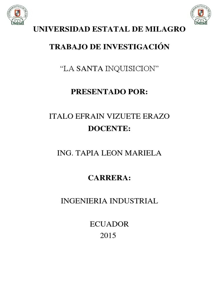 La Santa Inquisicion | PDF | Inquisición | Tortura