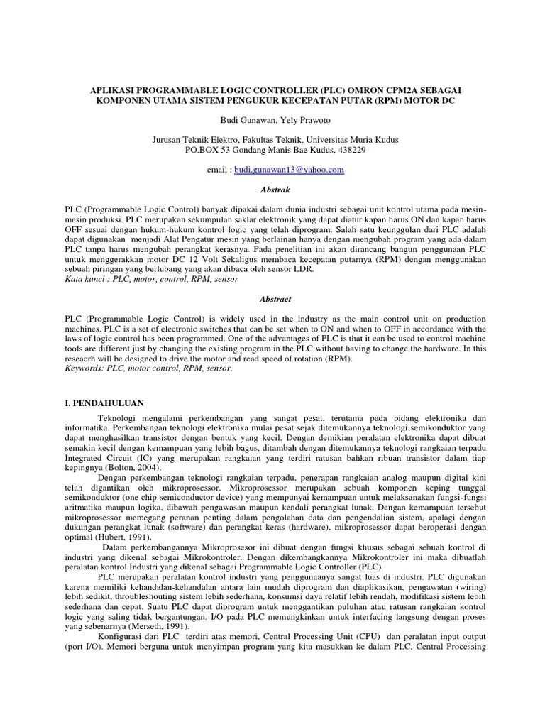 Plc Omron Pdf Pdf