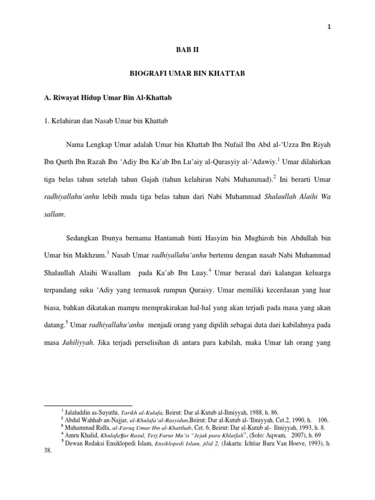 Biografi Umar Bin Khattab Pdf Agama Spiritualitas